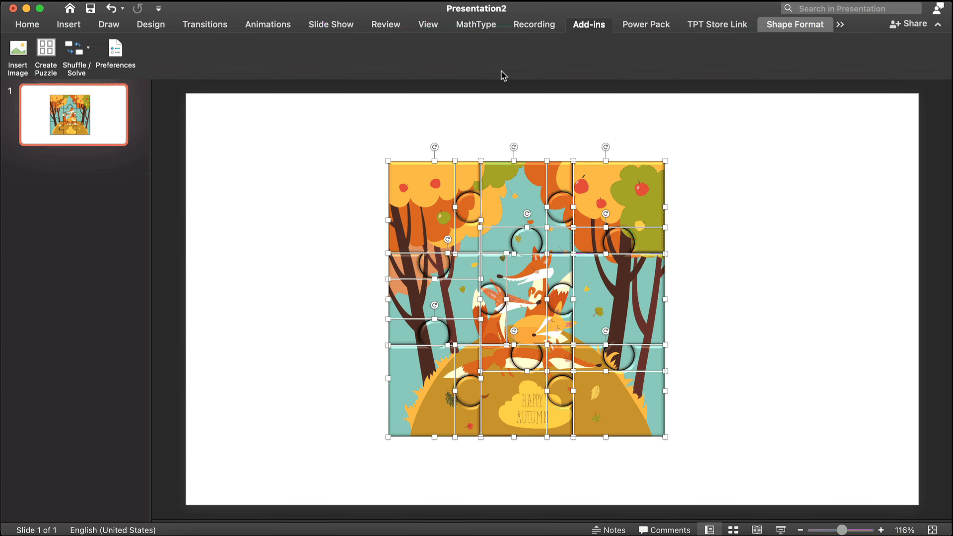 How To Create A 3D Puzzle In PowerPoint Using Any Image Bearwood Labs