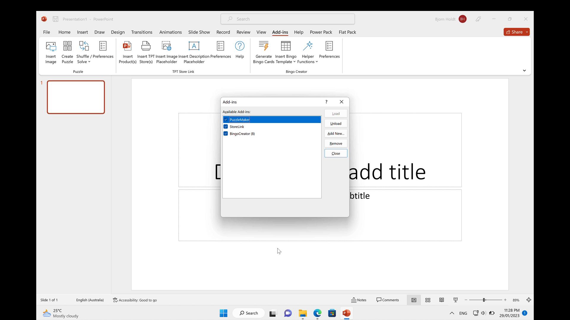 How To Update A PowerPoint Add in In Windows